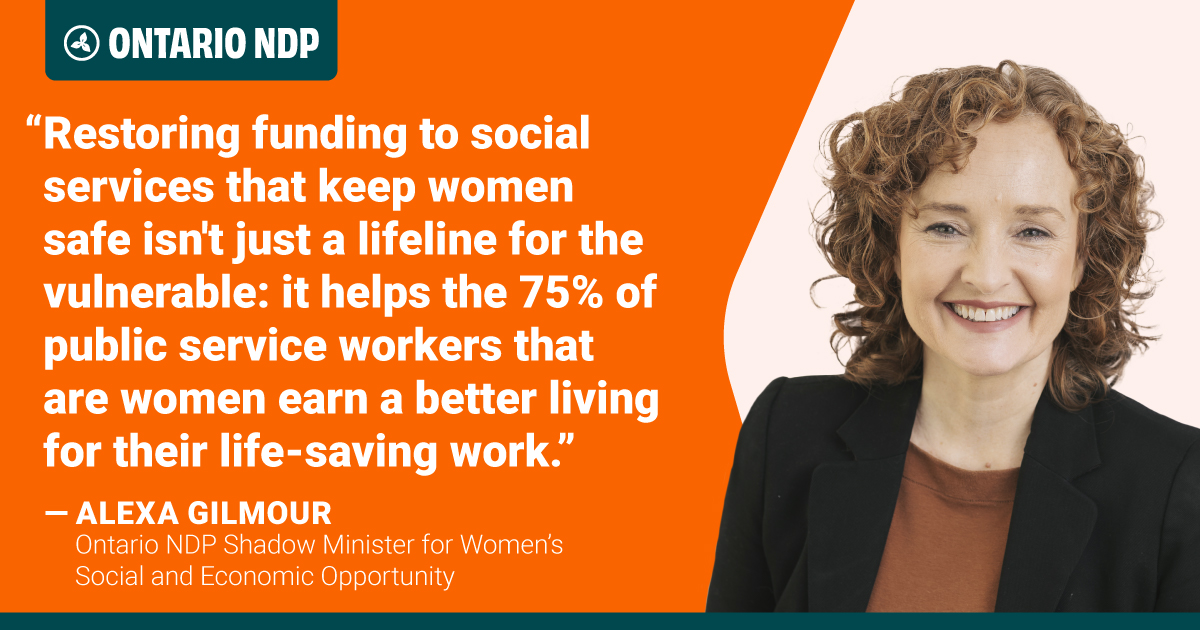 MPP Gilmour introduces plan to uplift women in the workforce, end ...
